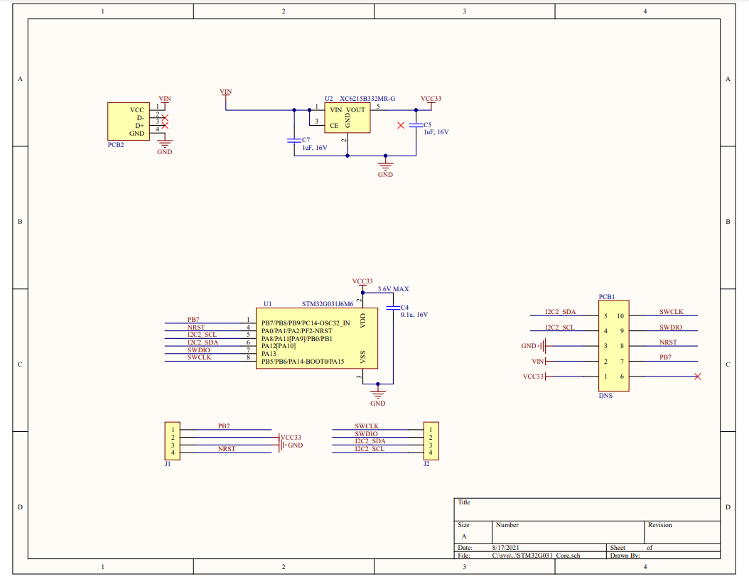 STM32G031 Core Module – GroupGets